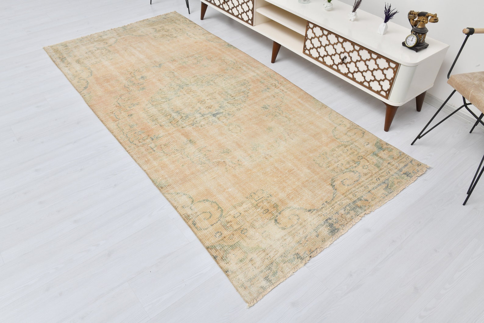 4x8 Rug,orange Rug,green Rug,4x8 Bedroom Rug,natural Rug,oushak Rug,4x8 ...