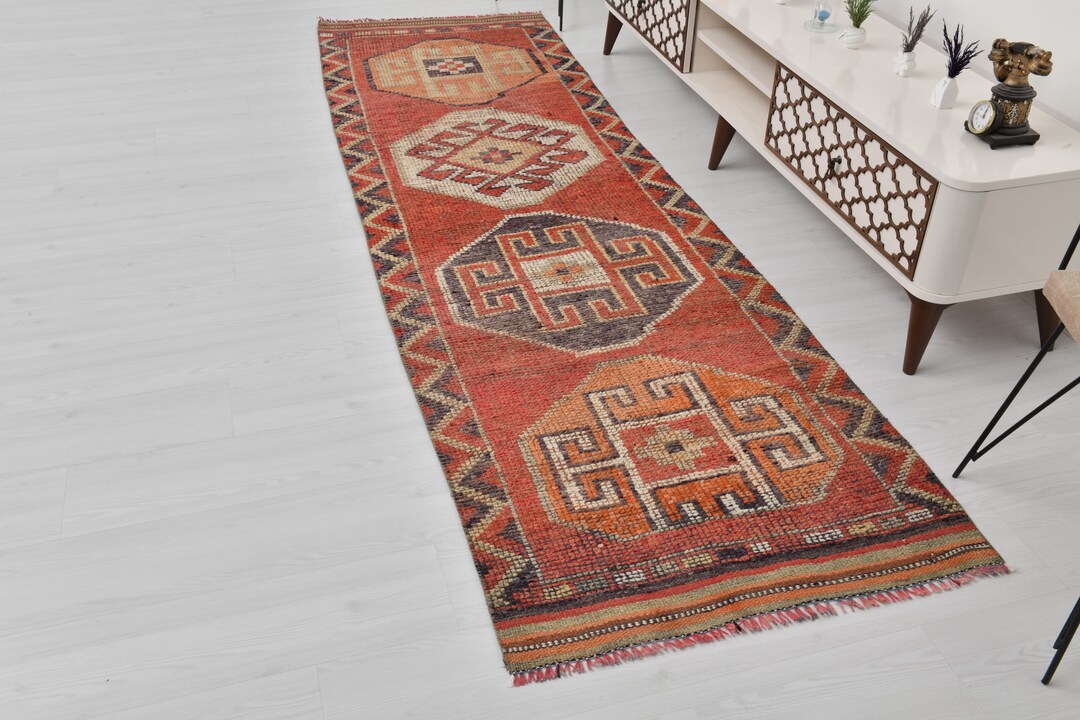 Soft Runner,3x10 Turkish Runner,wool Runner Rug,3x10 Runner Rug,3x10 ...