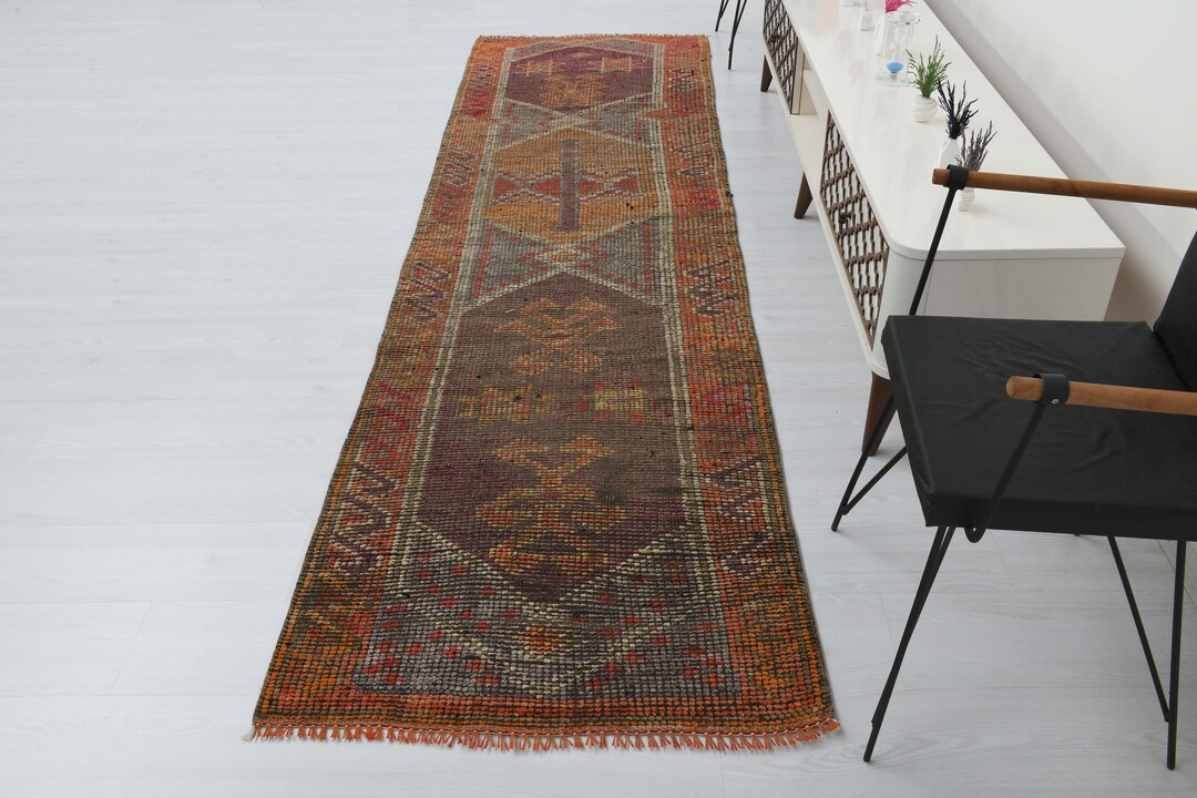 3x11,runner Rug,oushak Runner Rug,vintage Runner Rug,3x11 Rug,turkish ...