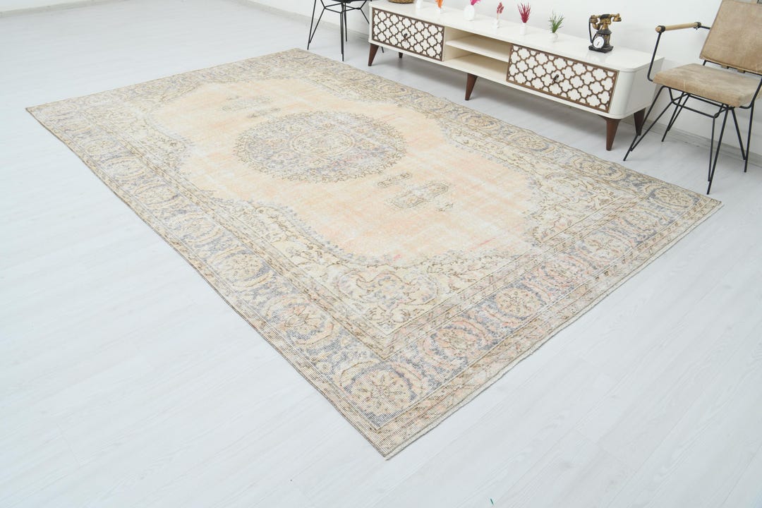 7x11 Area Rug,7x11 Vintage Rug,7x11 Soft Rug,7x11 Wool Rug,7x11 ...