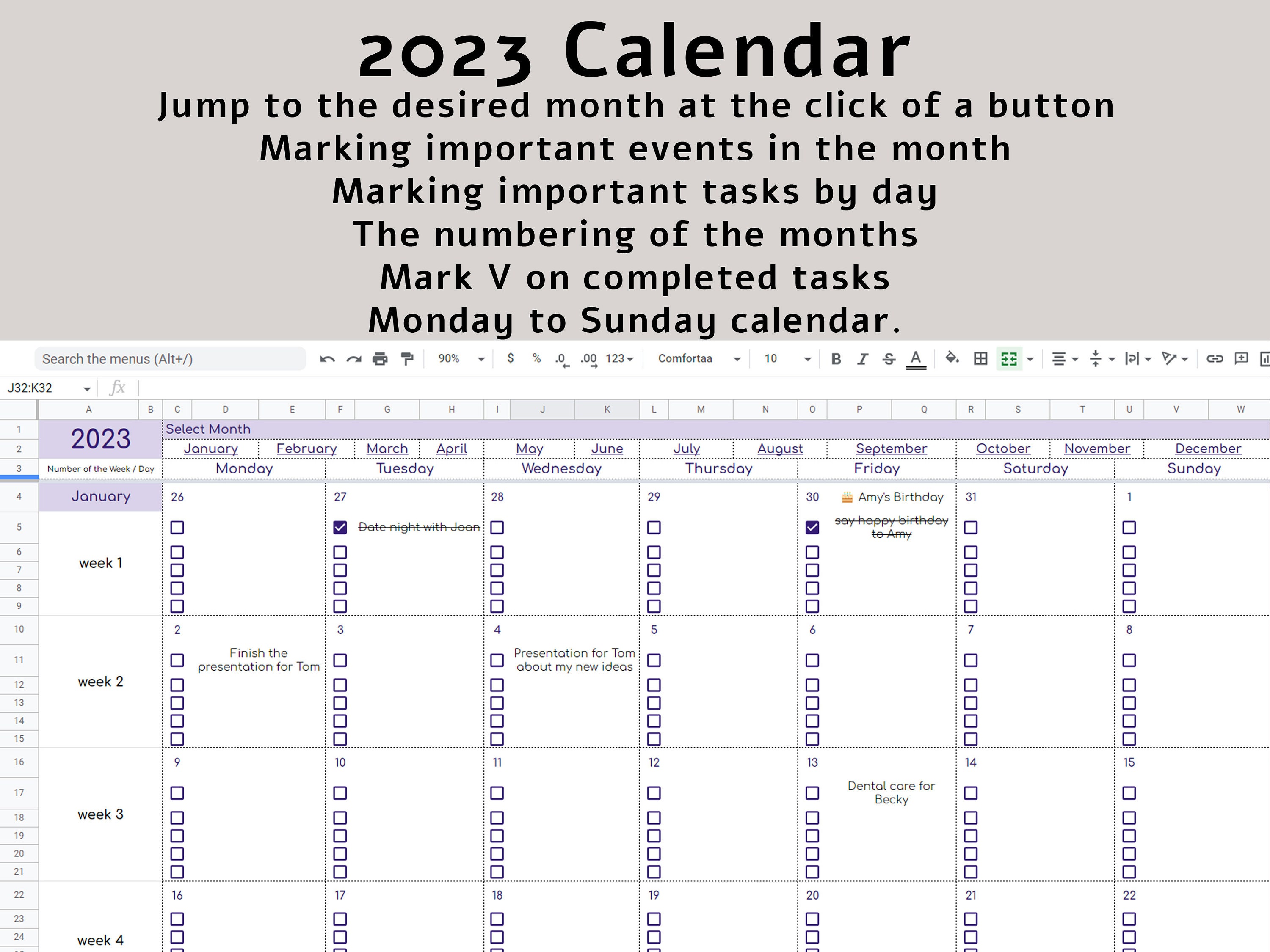 Minimal Editable 2023 Calendar Google Sheets Template Task Etsy minimal-editable-2023-calendar-google-sheets-template-task-etsy