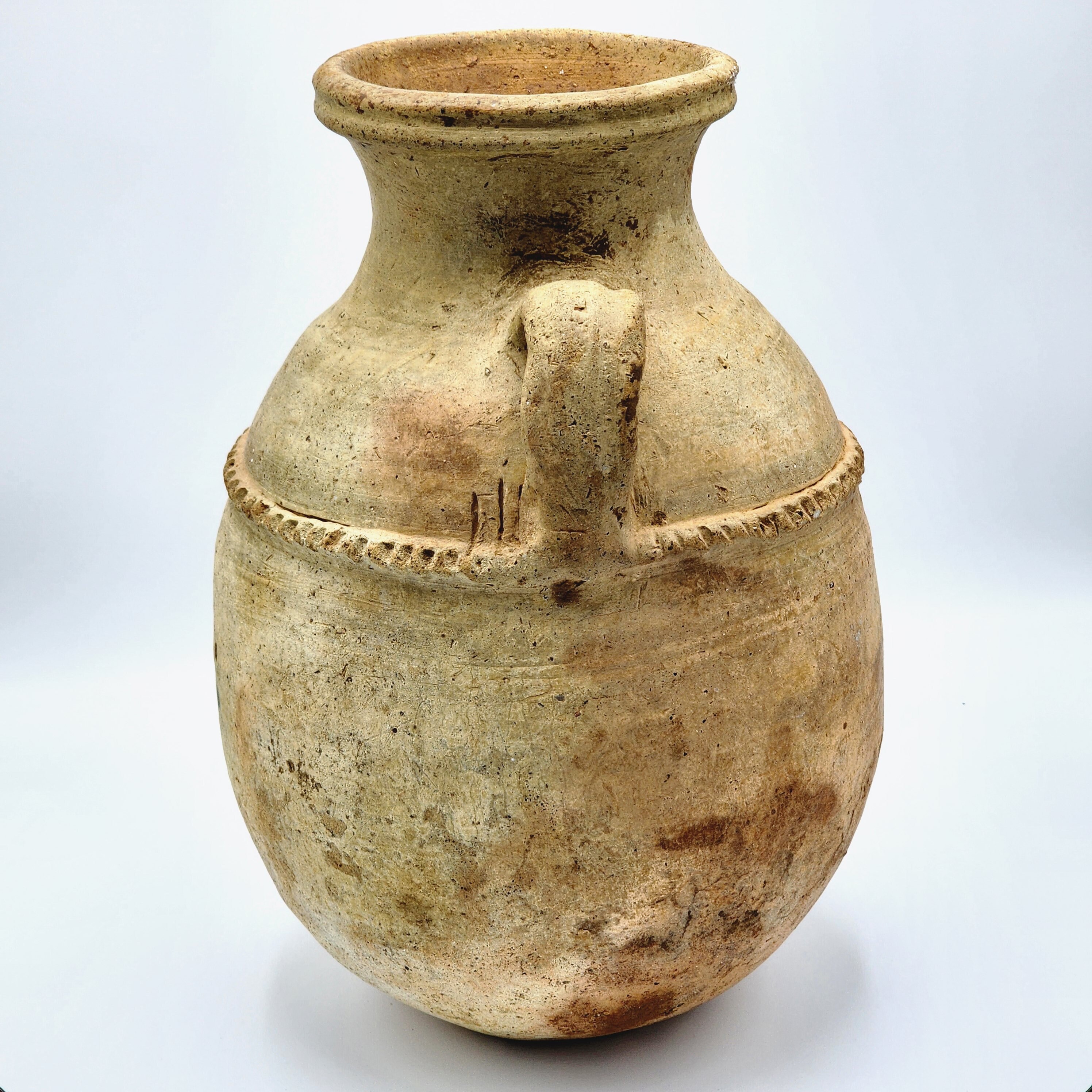 Vintage Berber Clay Ghee Pot Authentic Moroccan Pottery, 80 Years Old ...