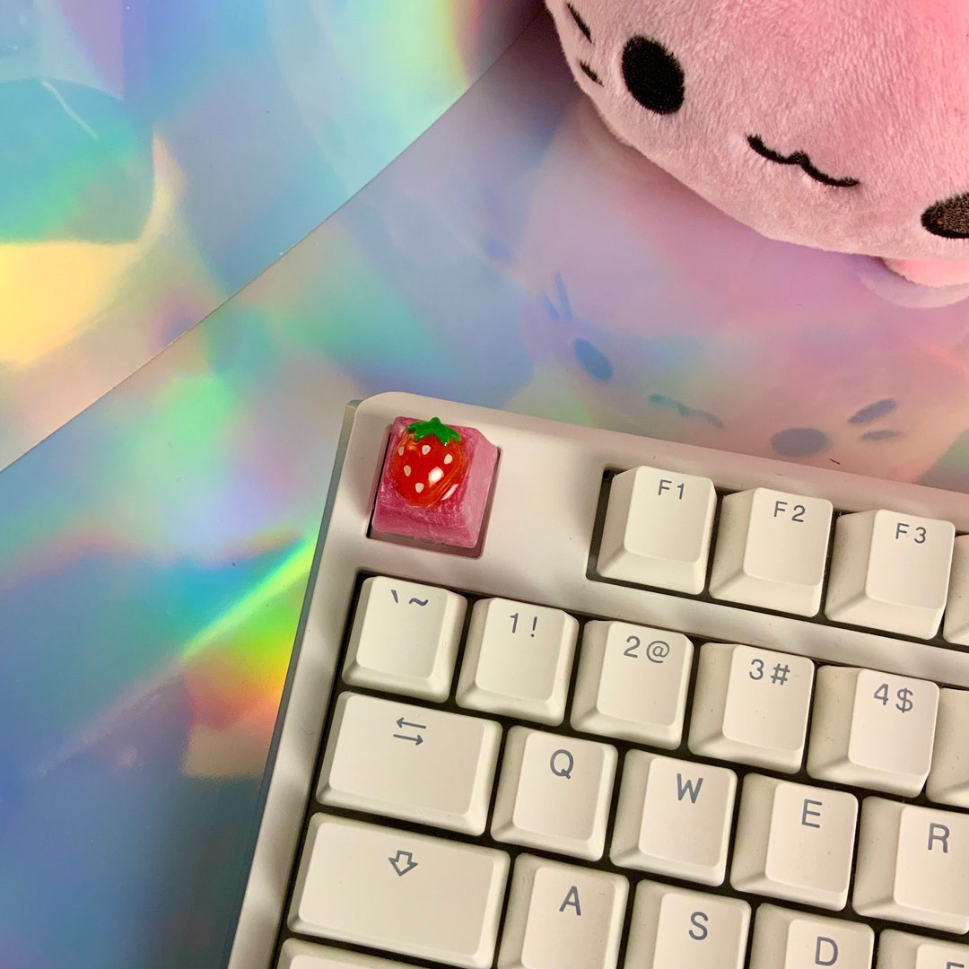Strawberry Keycap - Etsy