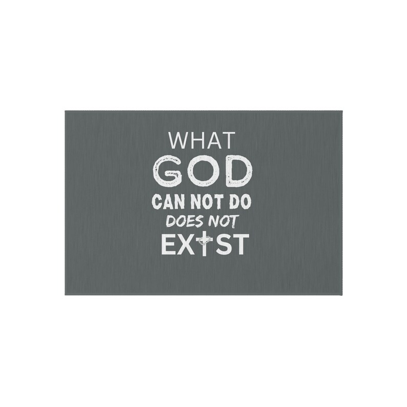 Christian Rug, Faith Rug, Bible Verse Rug, Religious Rug, Have Faith in ...