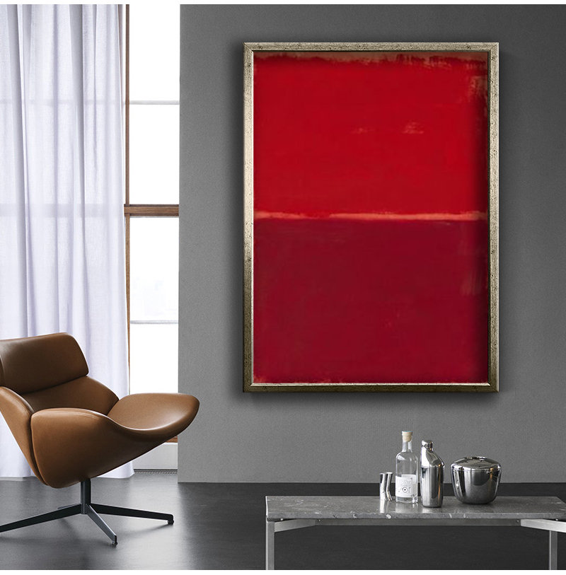 Mark Rothko Wall Art Canvas, Red and Burgundy Mark Rothko, Rothko ...