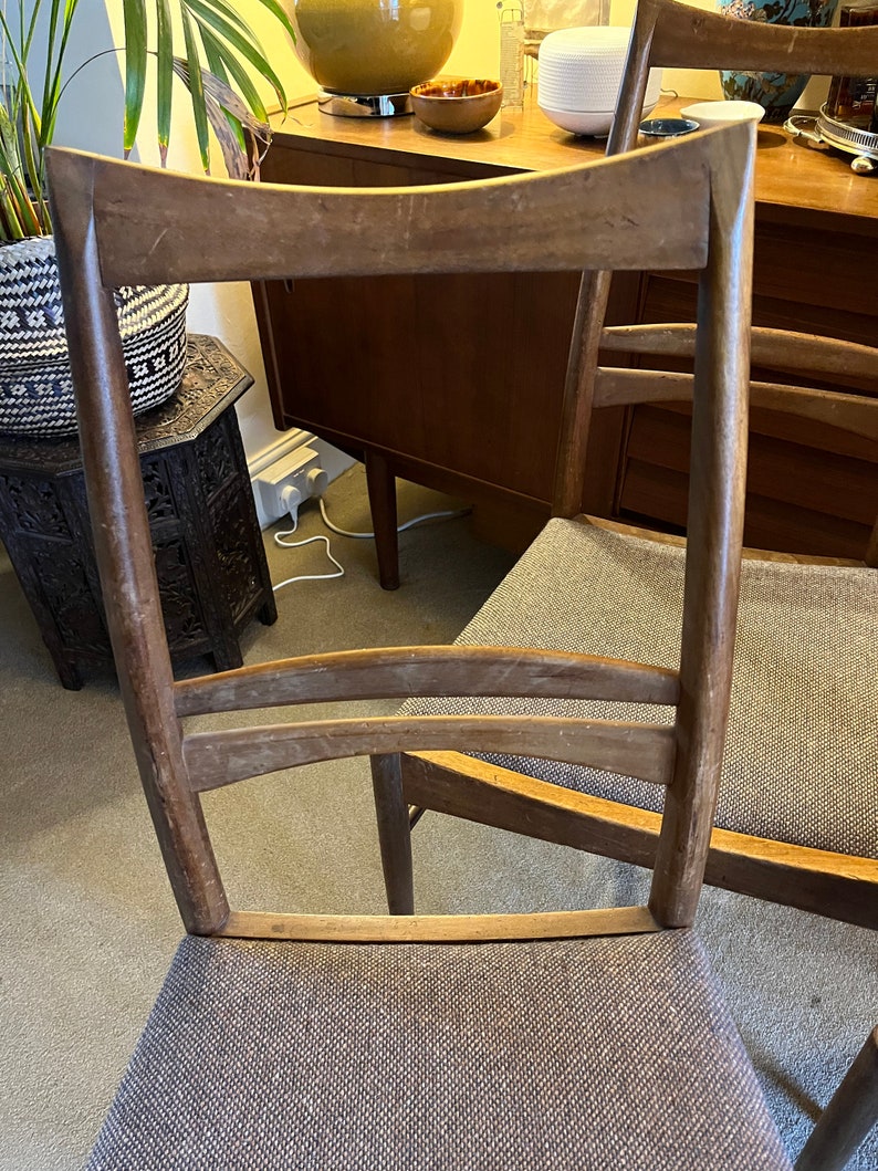 Mid Century Modern Swedish Dining Chairs X4, Probably Troed Designed by ...