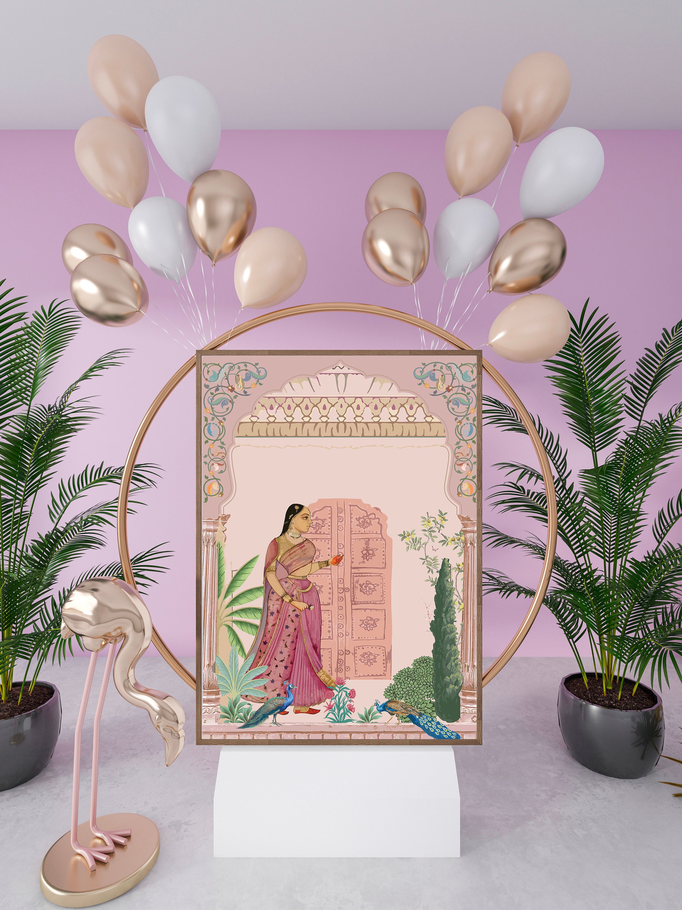 Indian Art Digital Print, Home Decor, Restaurant Frame, Indian Wedding ...