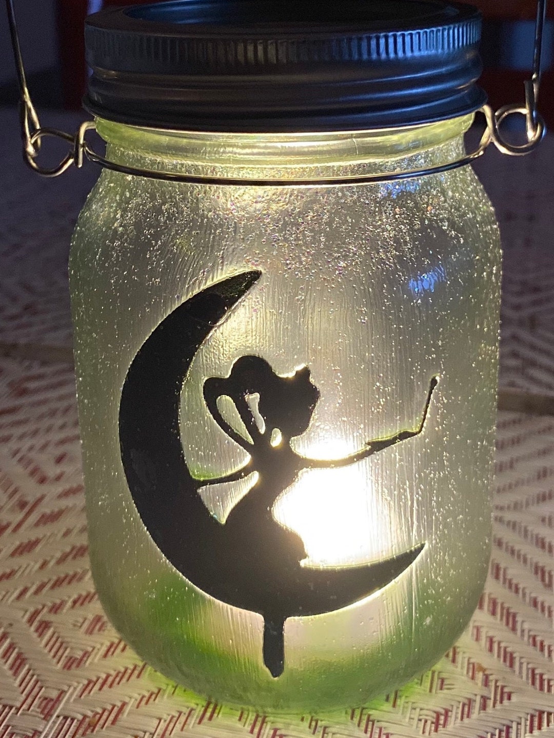 Fairy Garden Lantern Woodlands Solar Led Battery Whimsical Light ...