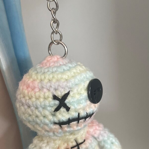 Voodoo Doll Keychain - Etsy