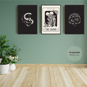 Halloween Set of Six Prints, Halloween Wall Art, Vintage Halloween ...