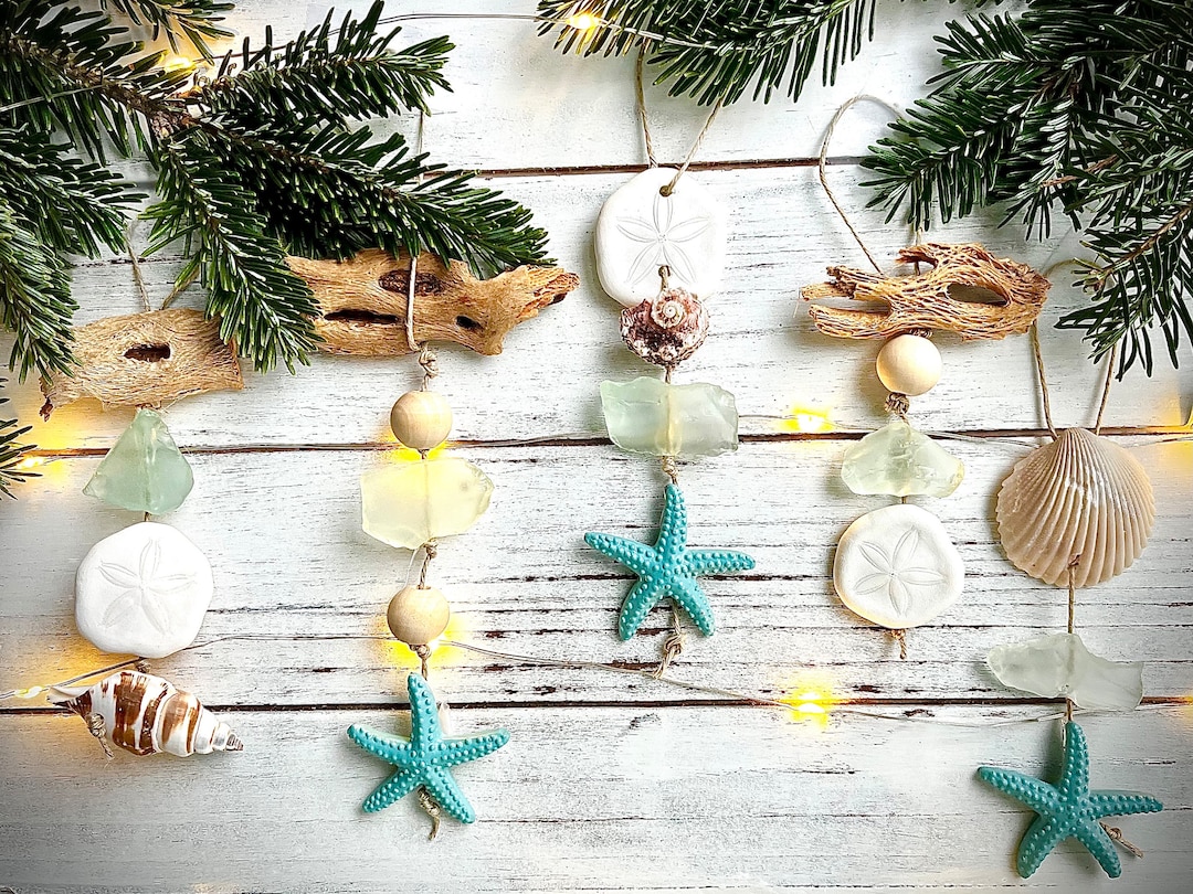 Sea Glass Beach Decor, Medium Size, Hanging - Etsy