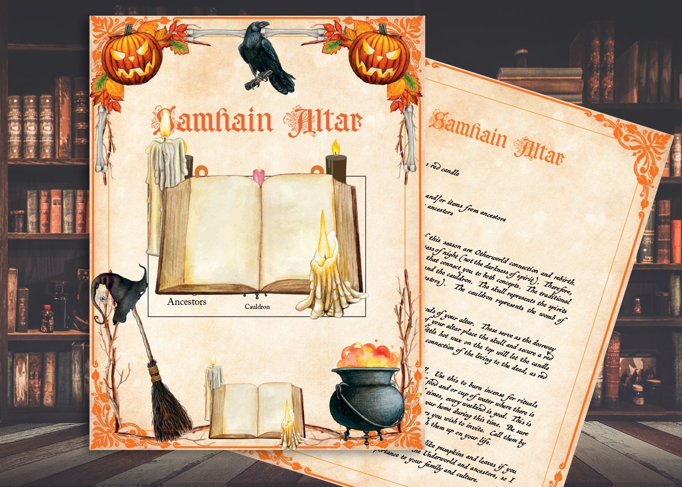 SABBAT 8 Altar Guide Digital Download, Witch Magic Pagan Wicca Sabbat ...