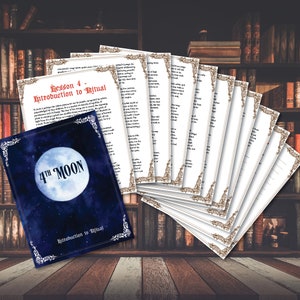 Witchcraft 101: 4th Lesson, Introduction to Ritual, 20 Pages Digital ...