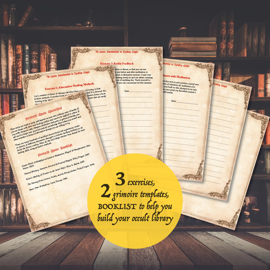 Witchcraft 101: 7th Lesson, Intro to Healing, 20 Pages Digital Download ...