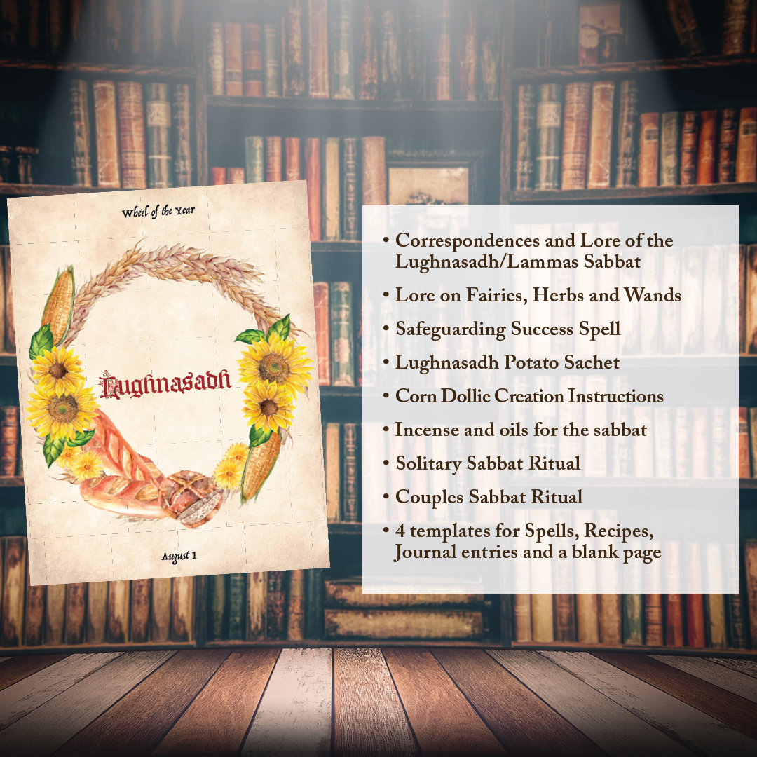 LUGHNASADH 29 Pages PDF Digital Download, Lore Altar Rituals Oils ...