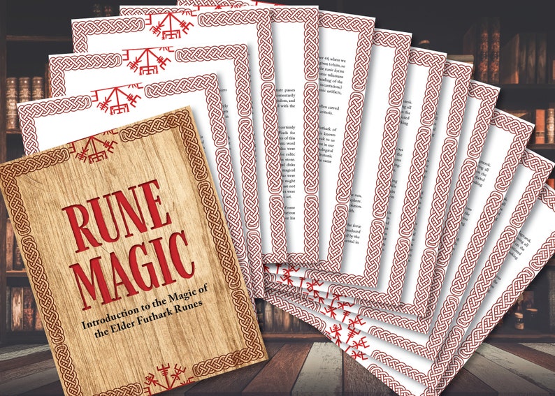 Old Norse Rune Magic Using Elder Futhark, Printable PDF Download ...