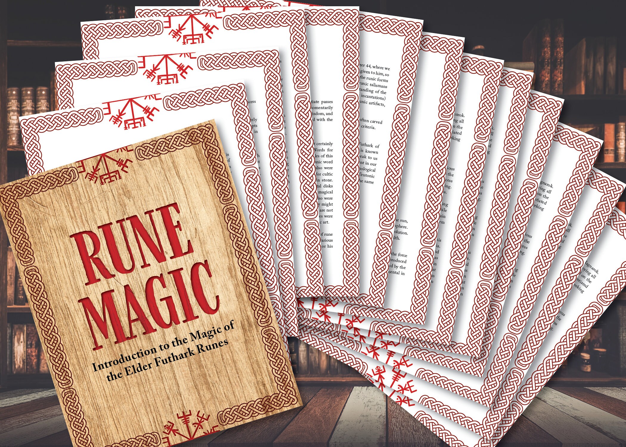 Old Norse Rune Magic Using Elder Futhark, Printable PDF Download ...