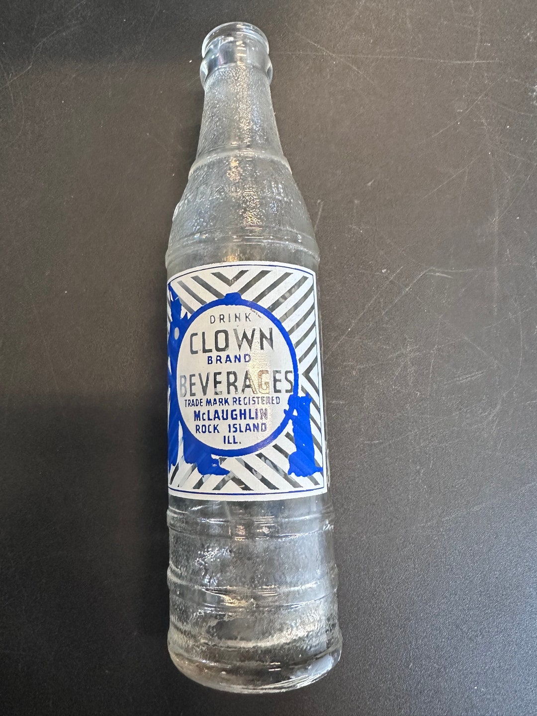 Clown Brand Beverages Mclaughlin Rock Island, Illinois - Etsy
