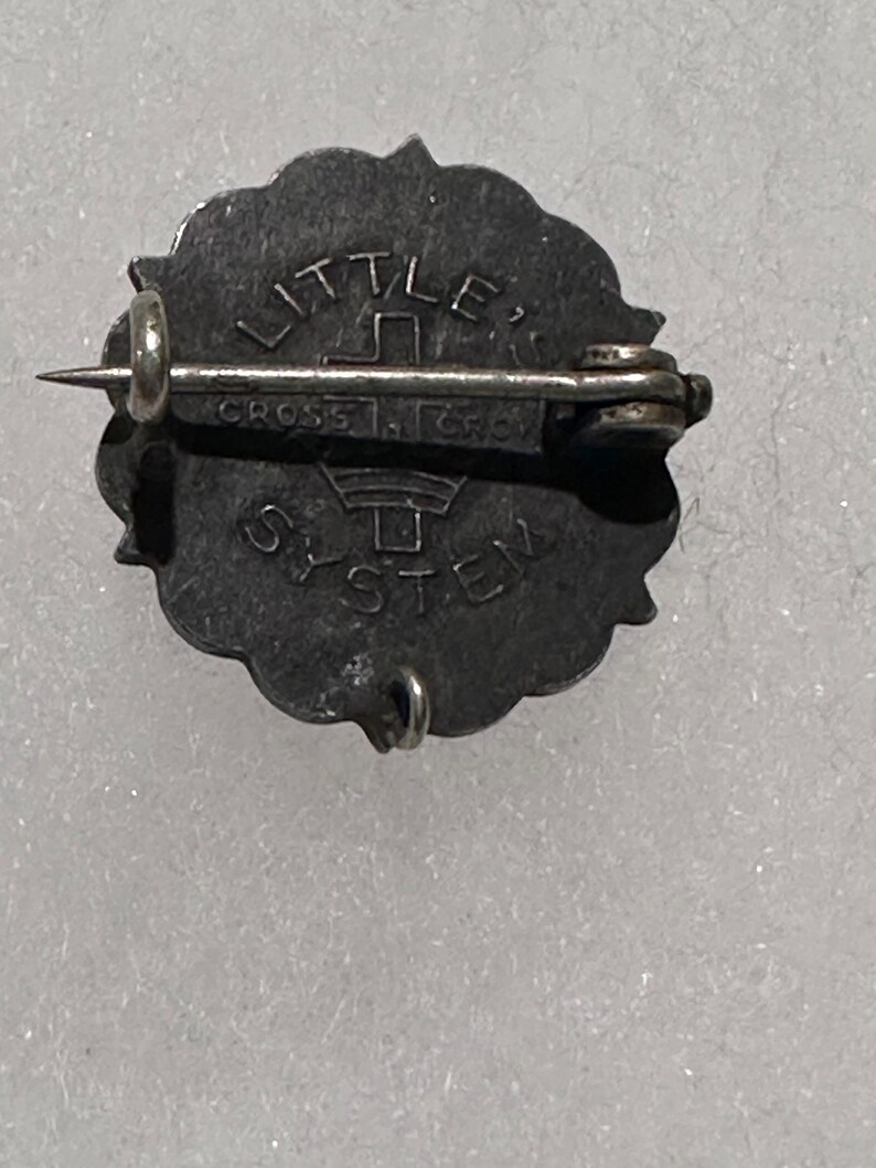 Vintage Calvary Cross & Crown Sunday School Littles System Button Pin ...