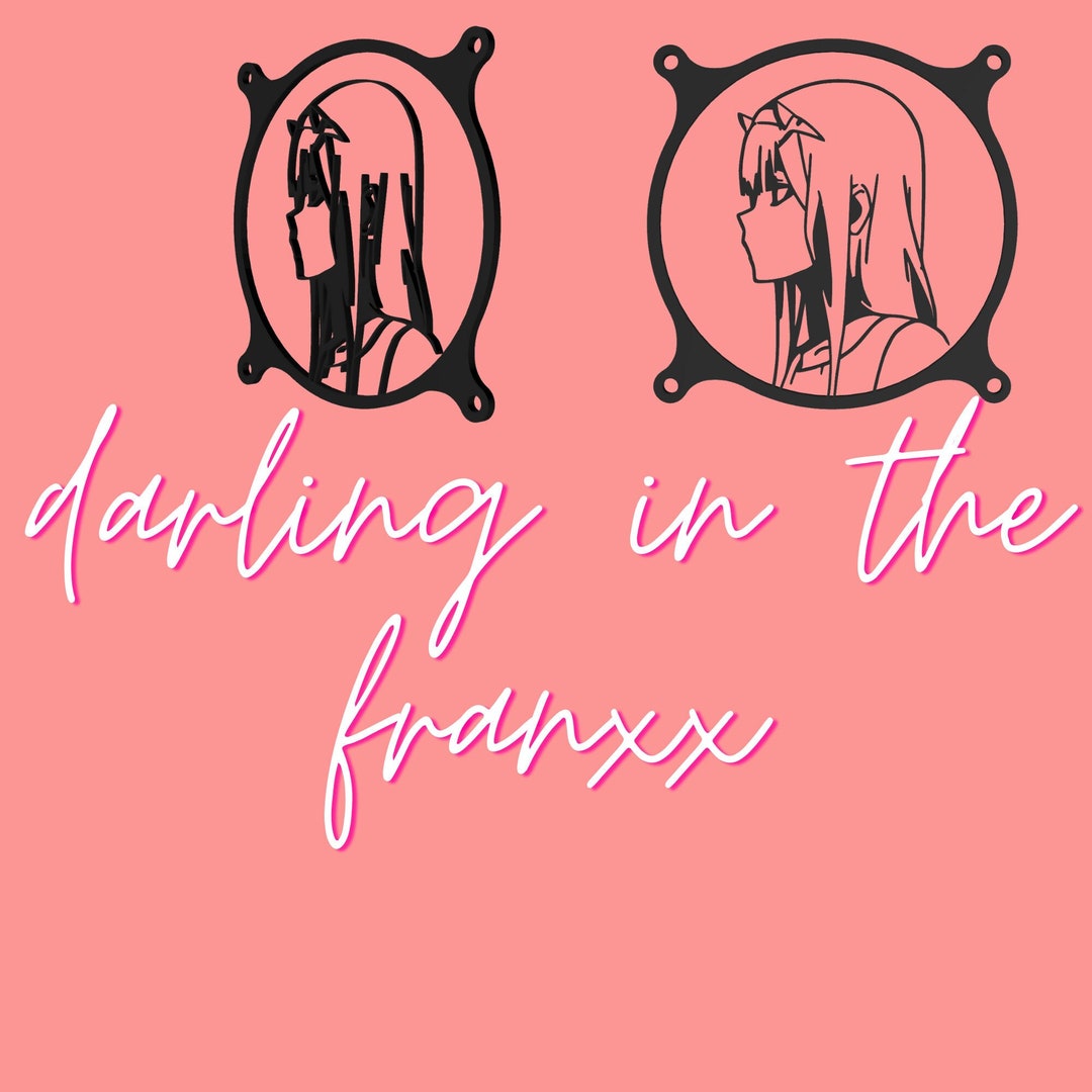 Zero Two Darling in the Franxx Gaming Computer Fan Shroud / Grill ...