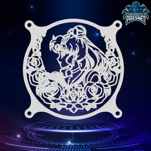Sailor Moon Gaming Computer Fan Shroud / Grill / Cover Custom 3D ...