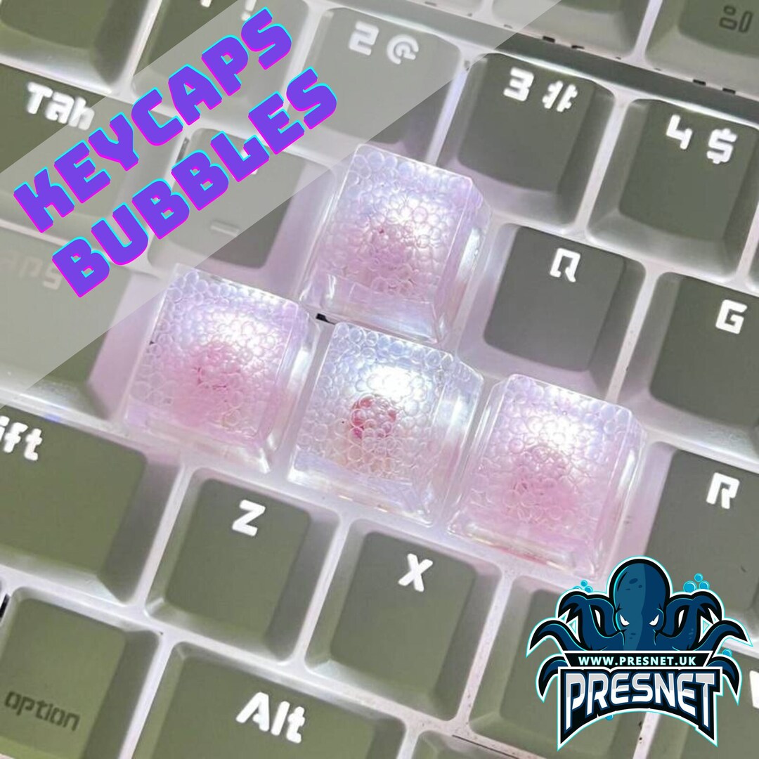 Bubbles Artisan Keycap for Cherry MX Keycap Mechanical Gaming Keyboards ...