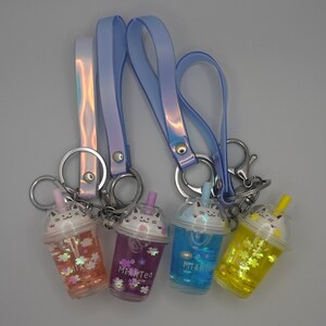 Kitten Boba Keychains - Etsy