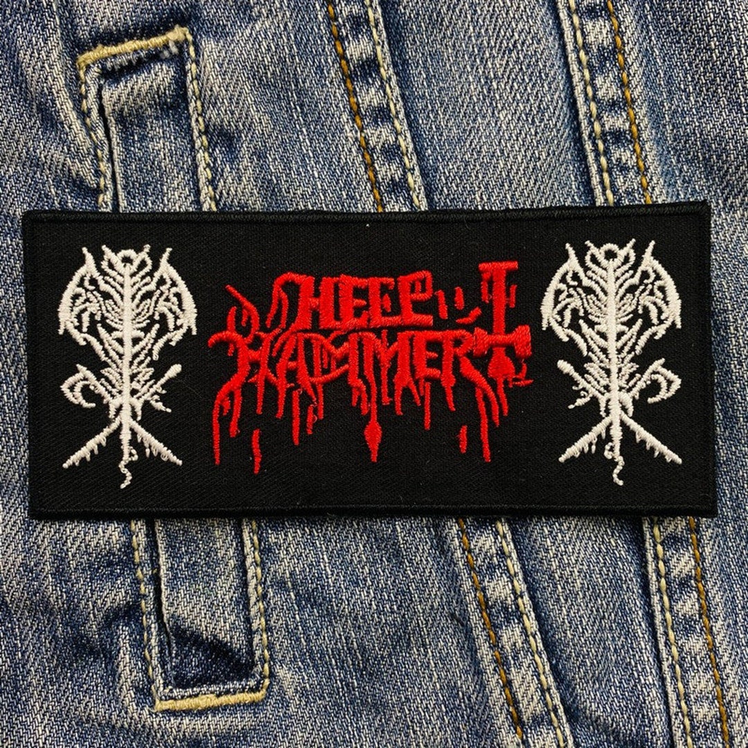 Hellhammer Embroidered Patch Badge Applique Iron on 382230 - Etsy
