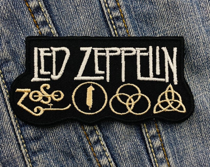 Led Zeppelin Embroidered Patch Badge Applique Iron on 382400 - Etsy