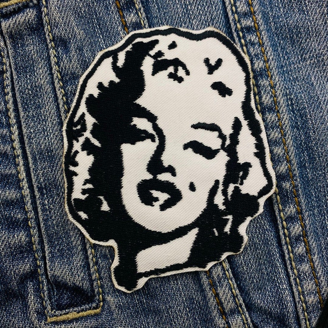 Marilyn Monroe Embroidered Patch Badge Applique Iron on 382460 - Etsy