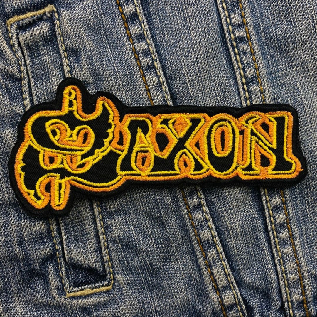 Saxon Embroidered Patch Badge Applique Iron on 382951 - Etsy