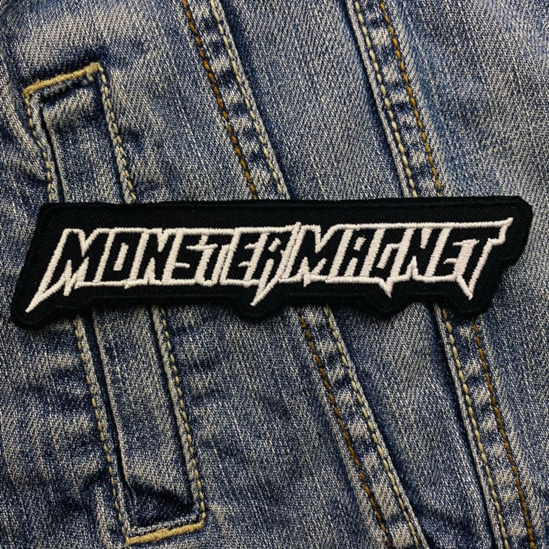 Monster Magnet Embroidered Patch Badge Applique Iron on 382571 - Etsy