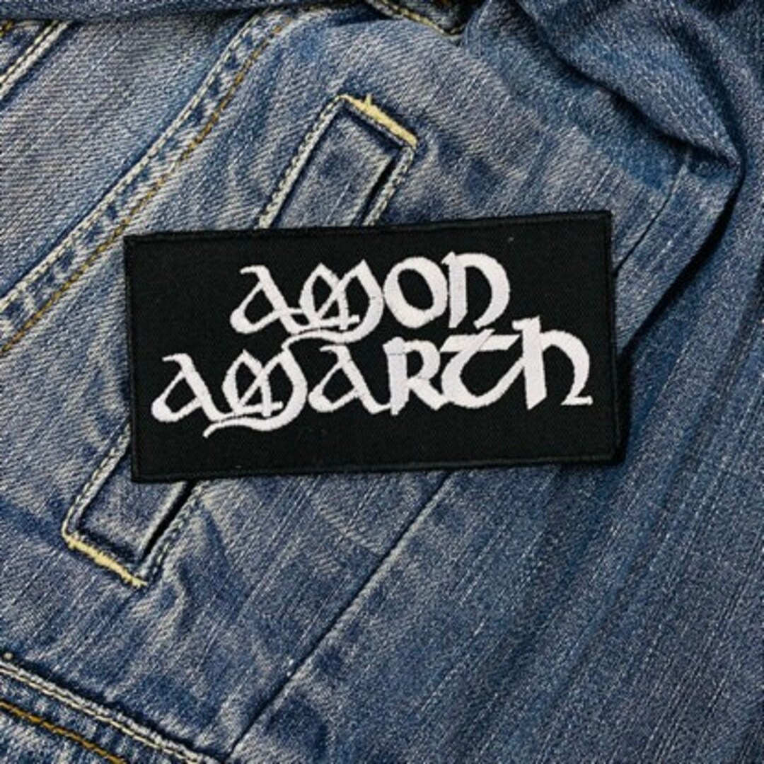 Amon Amarth Rectangle Embroidered Patch Badge Applique Iron on 381608 ...