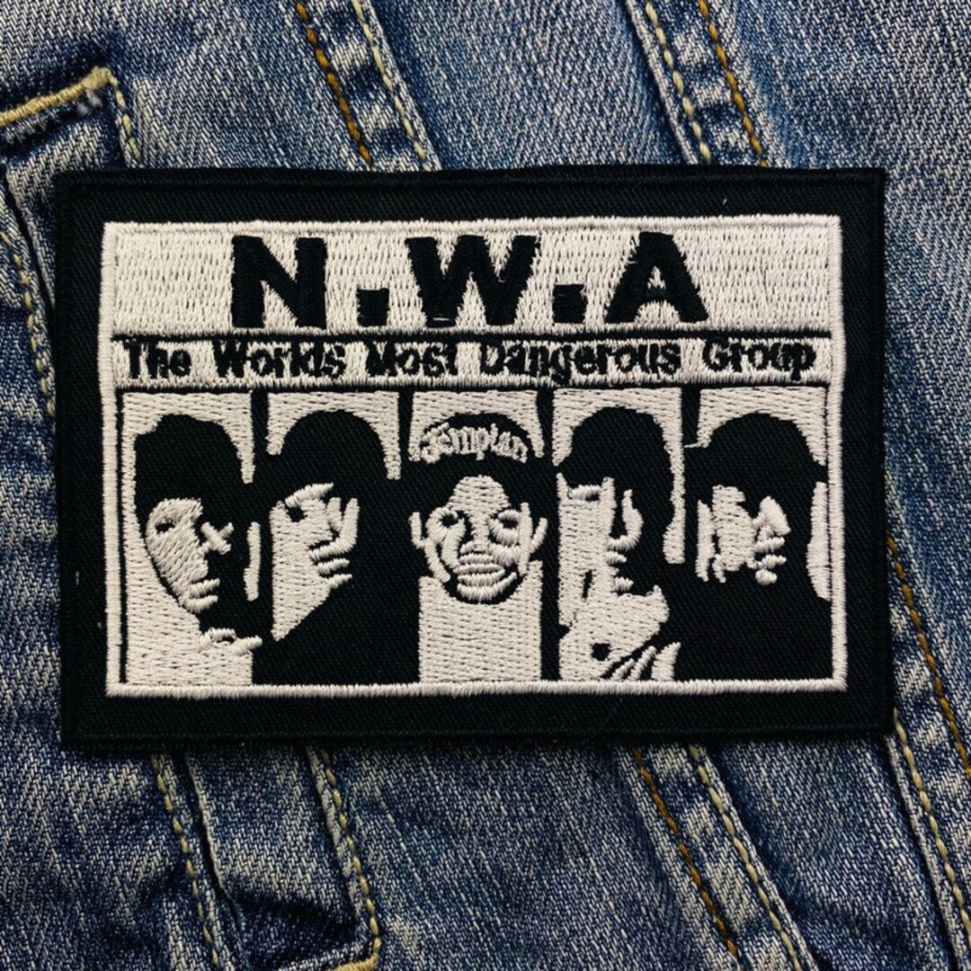 N.W.A Nwa Embroidered Patch Badge Applique Iron on 382692 - Etsy