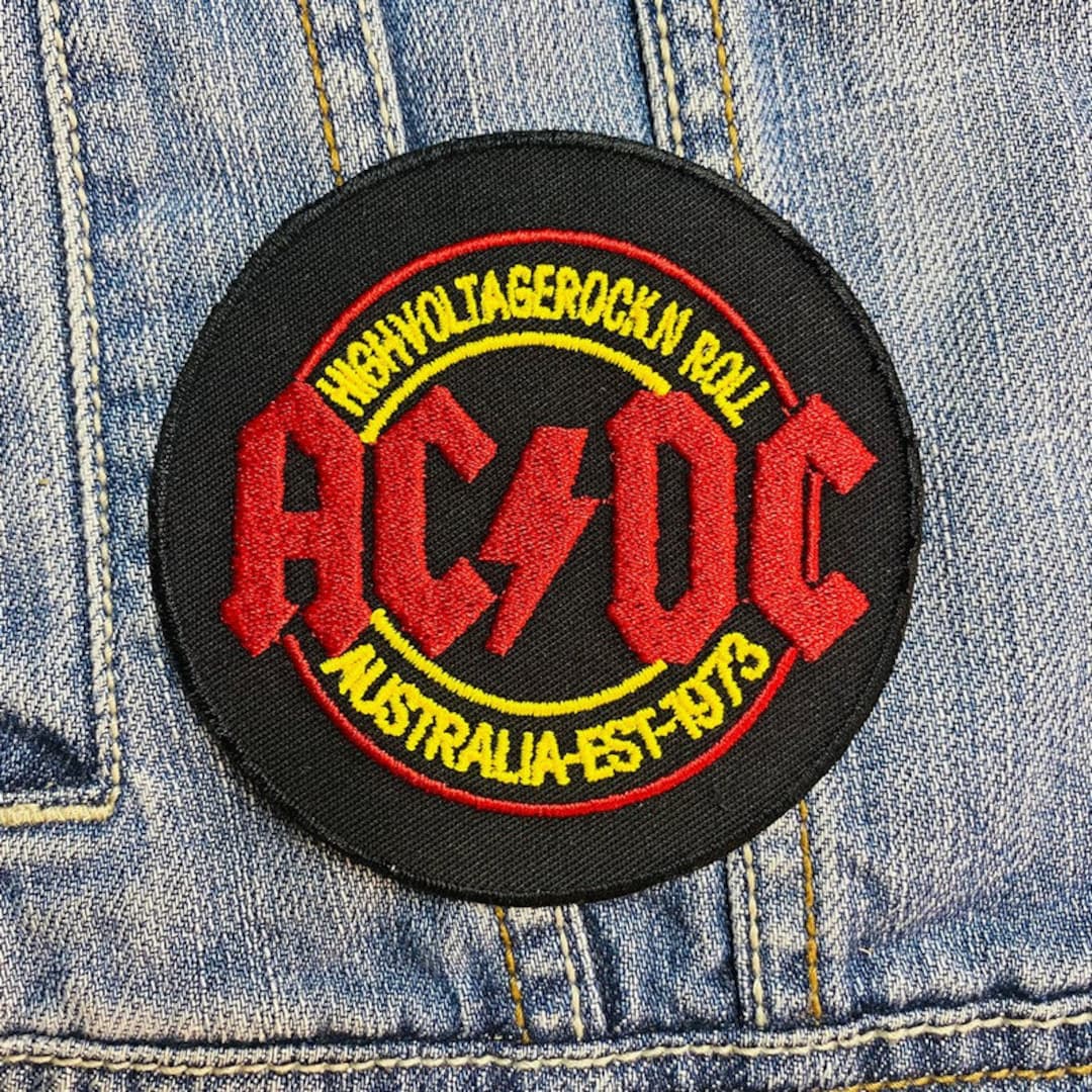 Acdc Ac Dc 22 Embroidered Patch Badge Applique Iron on 381527 - Etsy