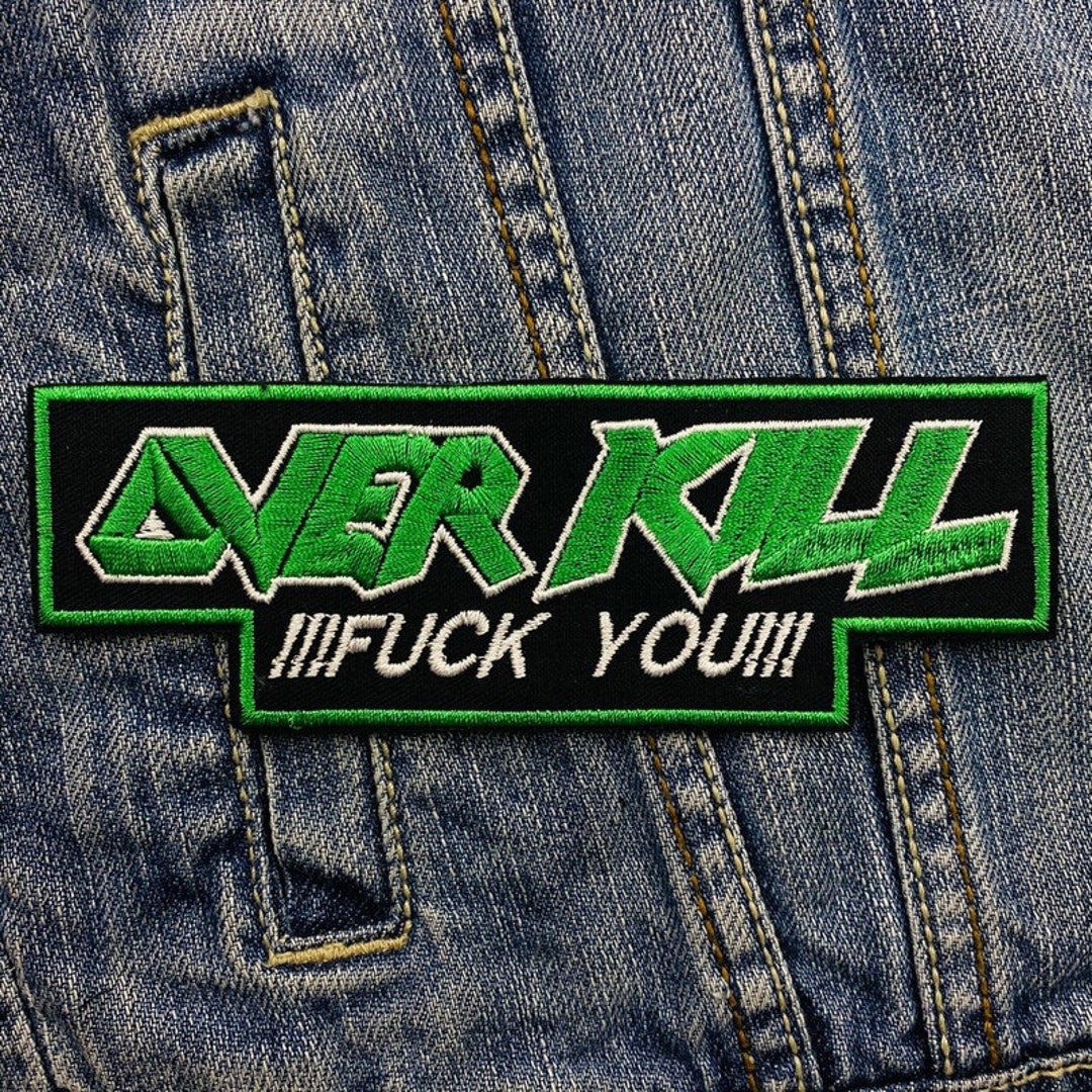 Overkill Embroidered Patch Badge Applique Iron on 382719 - Etsy