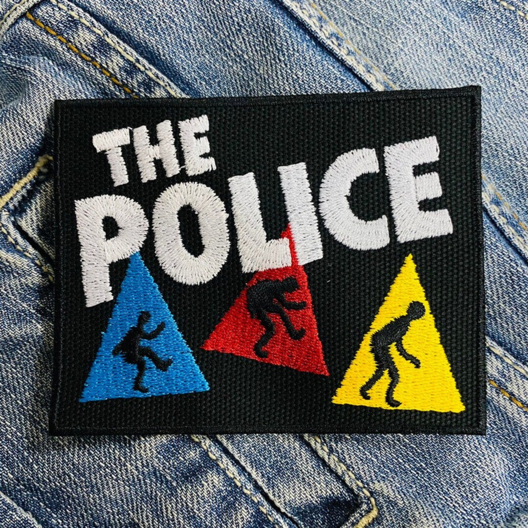 The Police Embroidered Patch Badge Applique Iron on 383220 - Etsy