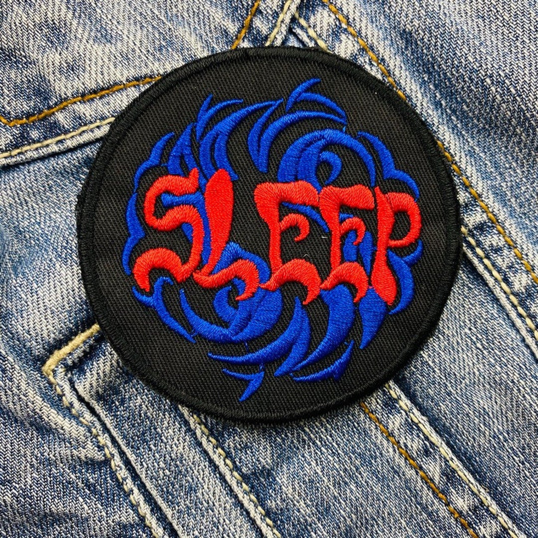 Sleep Embroidered Patch Badge Applique Iron on 383029 - Etsy