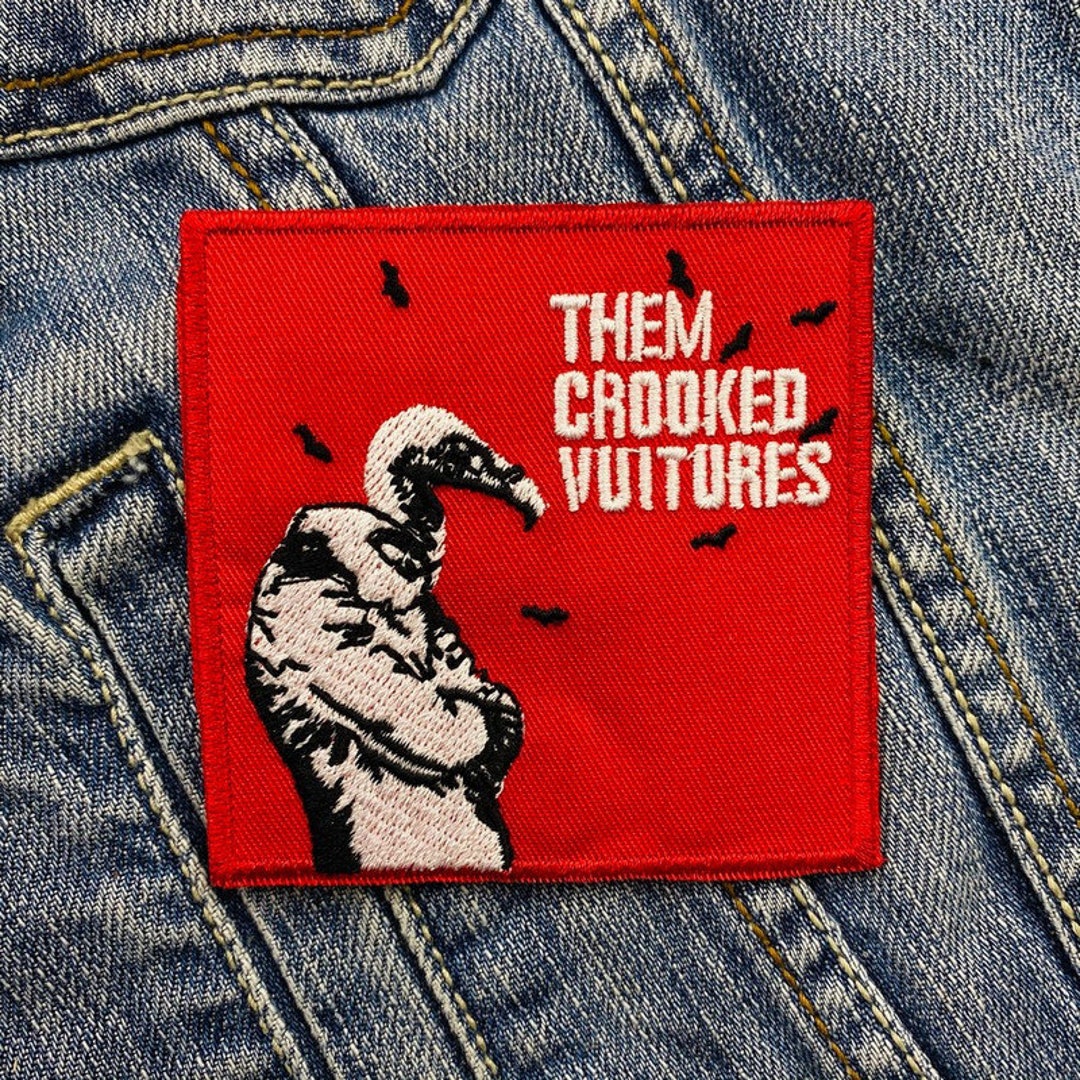 Them Crooked Vultures Embroidered Patch Badge Applique Iron on 383237 ...