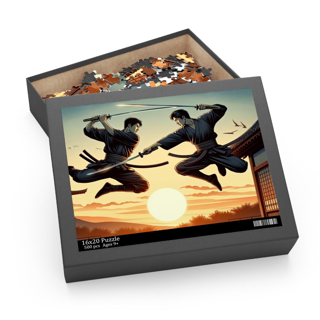 Ninjas Jigsaw Puzzle Game #8 | 120/252/500-piece Brain Teaser, Ninja ...