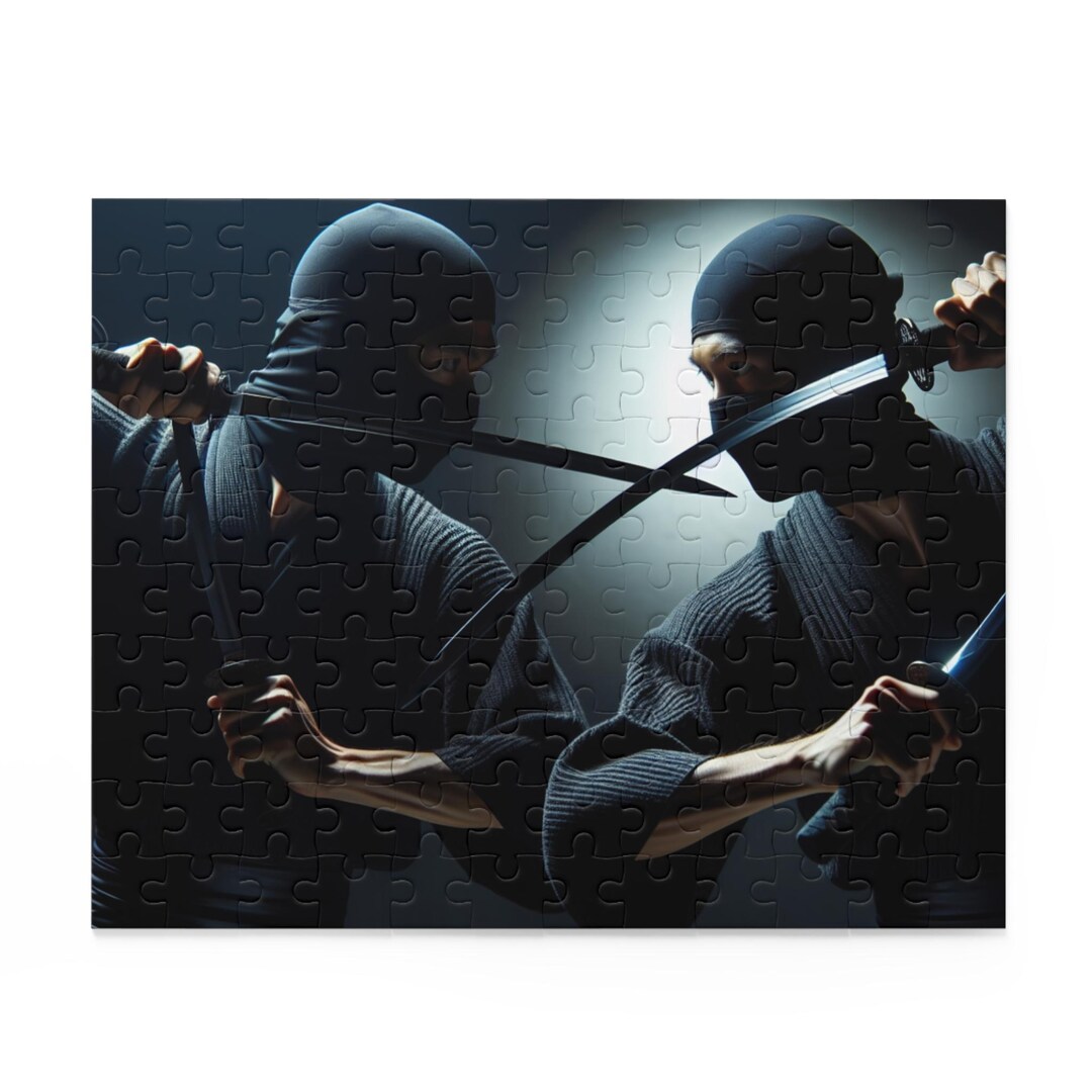 Ninjas Jigsaw Puzzle Game #5 | 120/252/500-piece Brain Teaser, Ninja ...