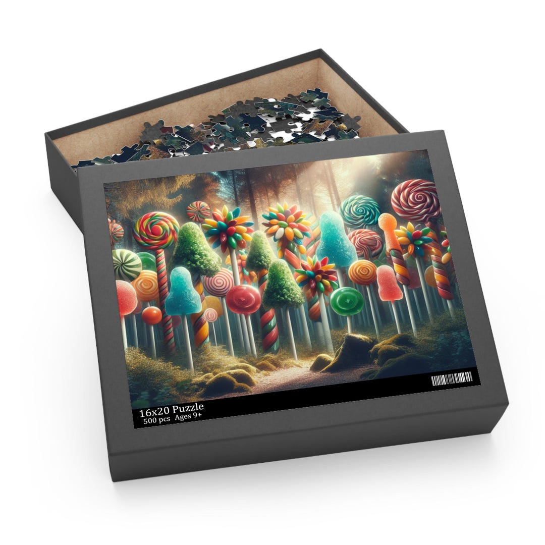 Candyland Colorful Jigsaw Puzzle Game #6 | 120/252/500-piece Brain ...