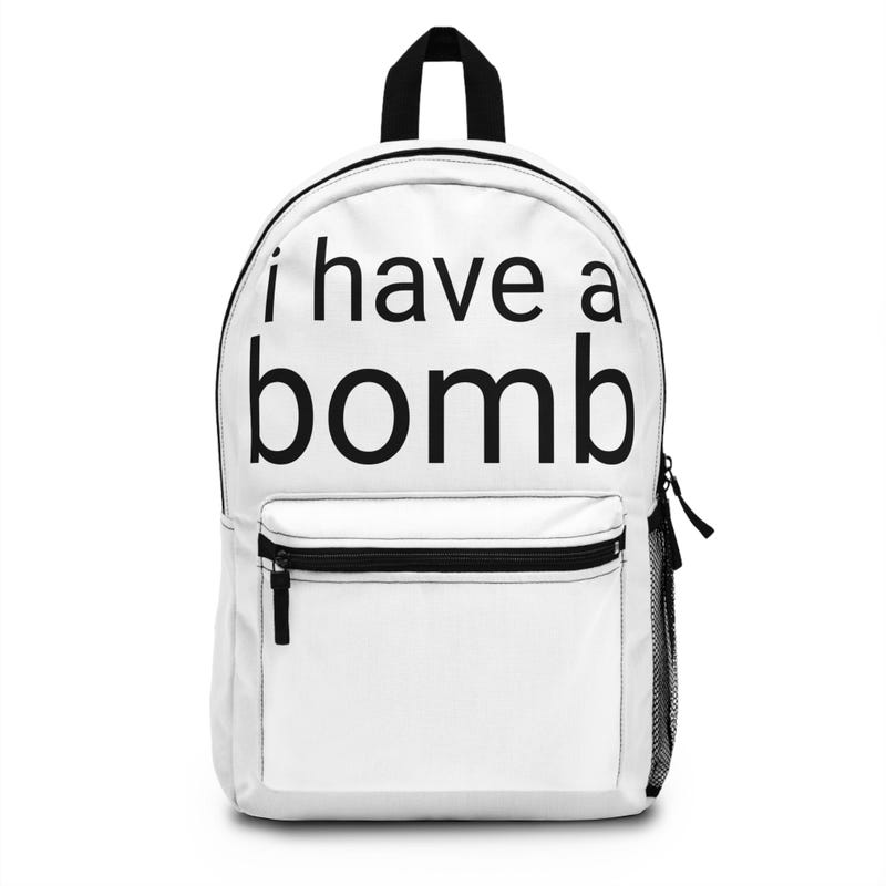 I Have a Bomb Backpack - Etsy