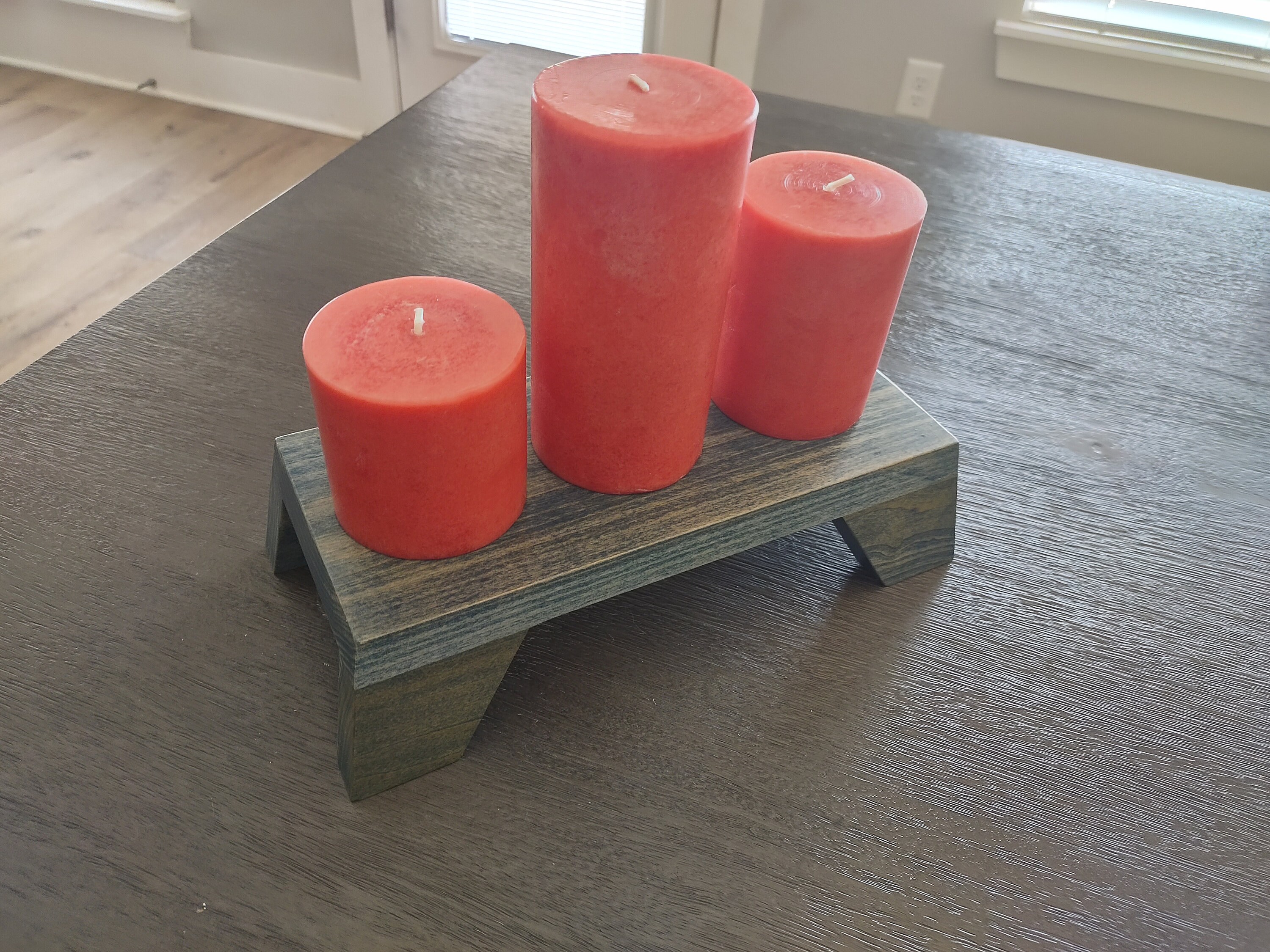 Wood Riser, Candle Stand, Plant Stand, Modern Decor, Solid Hardwood ...