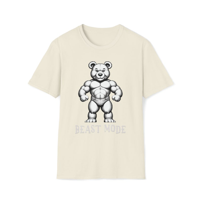 Teddy Bear Bodybuilder T-shirt. Buff Teddy Bear Tshirt, Muscular Teddy ...