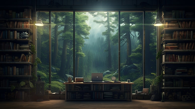 10 Pcs of Zoom Backgrounds, Zoom Office Background. Digital Background ...