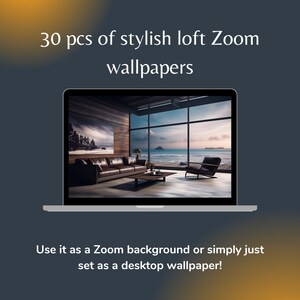 30 Pcs of Zoom Backgrounds Zoom Dark Loft Backgrounds. - Etsy