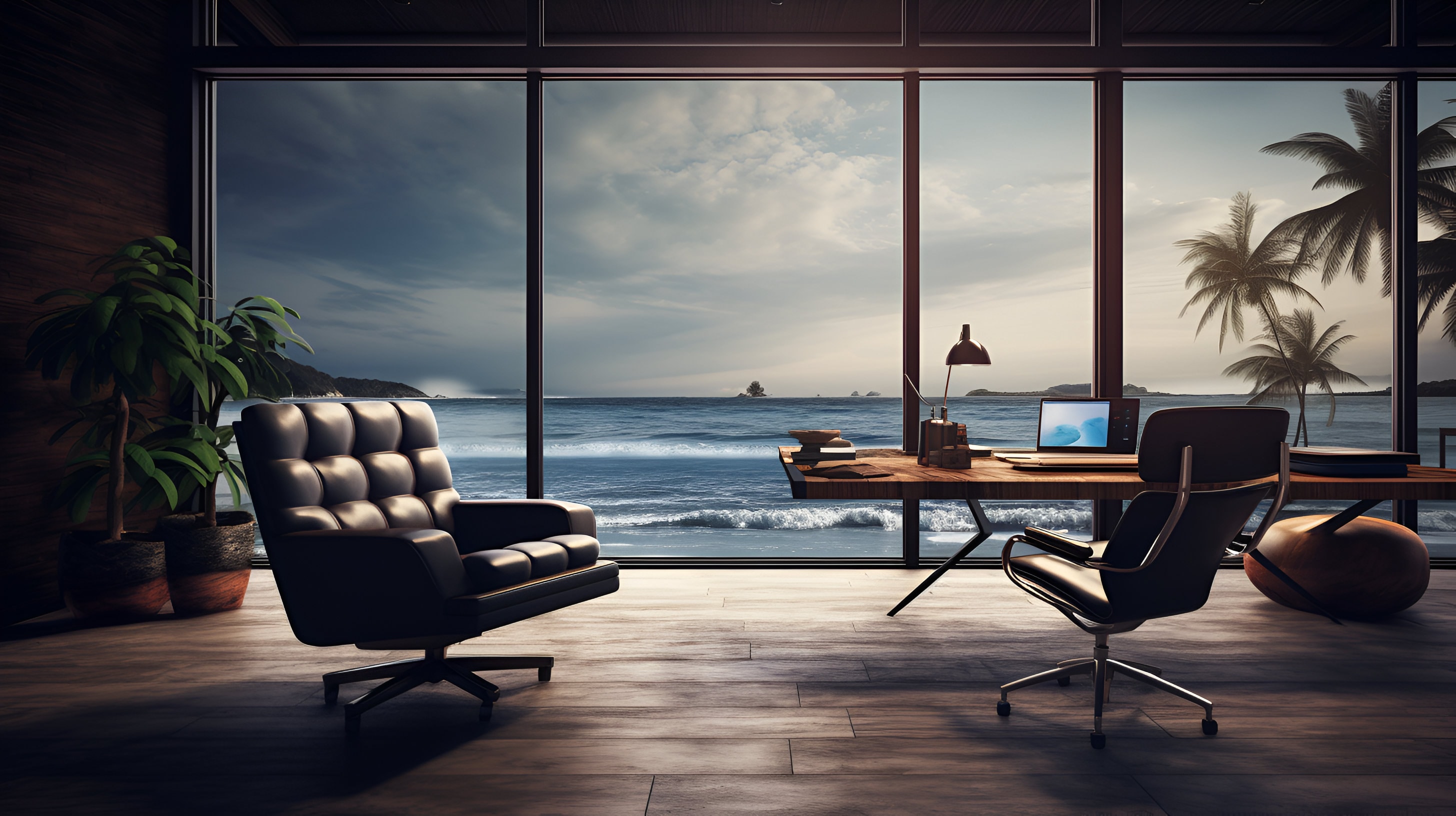 10 Pcs of Zoom Backgrounds, Zoom Dark Loft Backgrounds. Digital ...