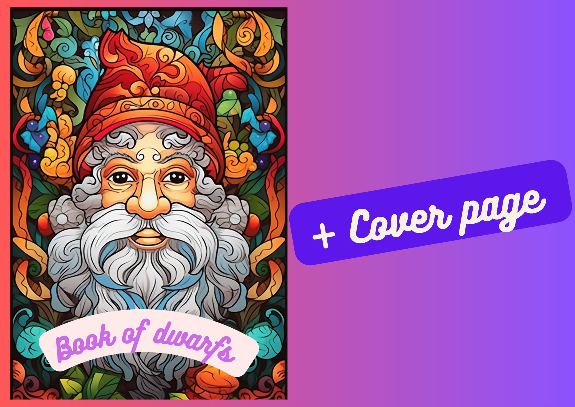 55 Pages Dwarfs PDF Coloring Book, Big Bundle Printable Dwarfs Coloring Pages, Grayscale Fantasy ...