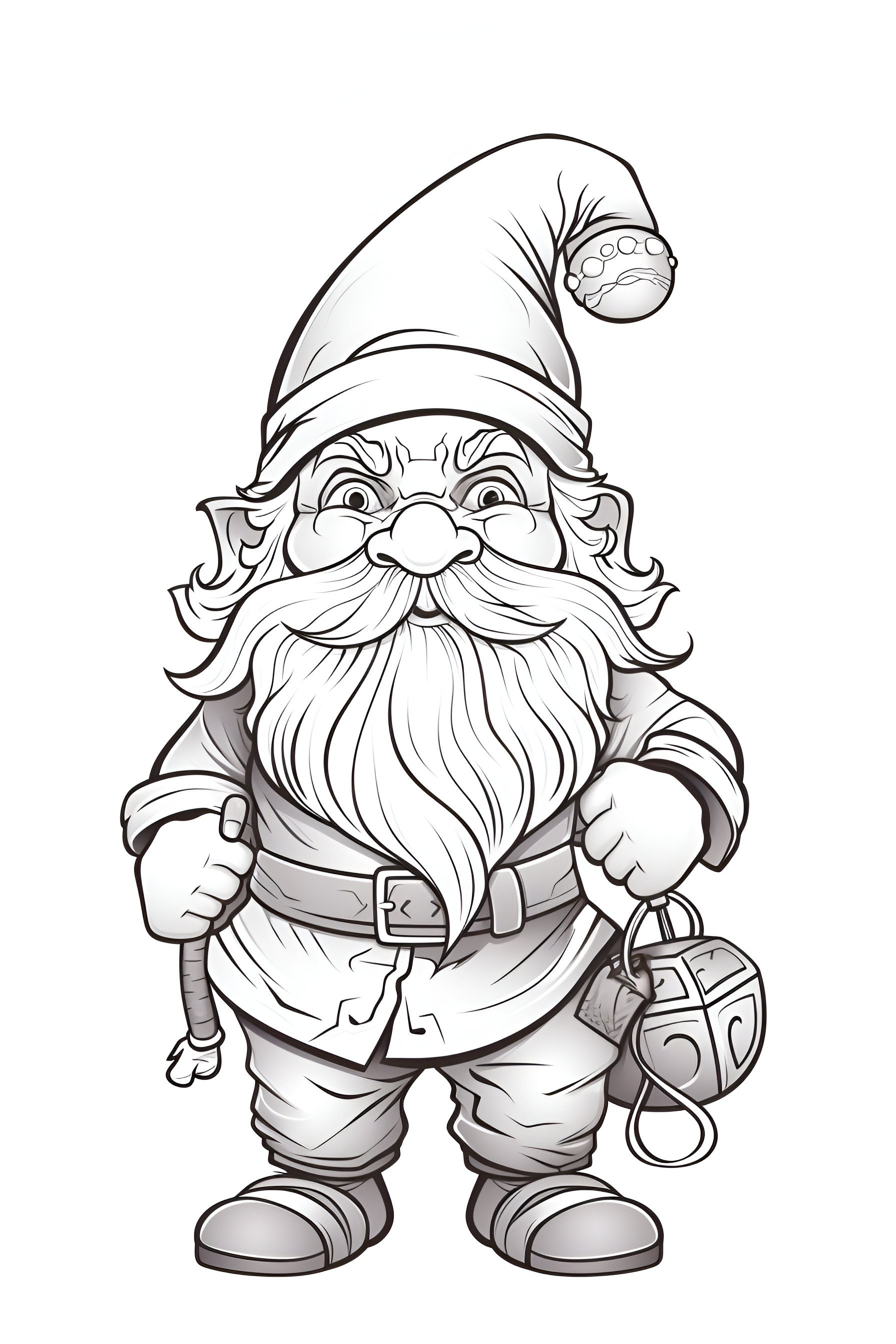 55 Pages Dwarfs PDF Coloring Book, Big Bundle Printable Dwarfs Coloring ...